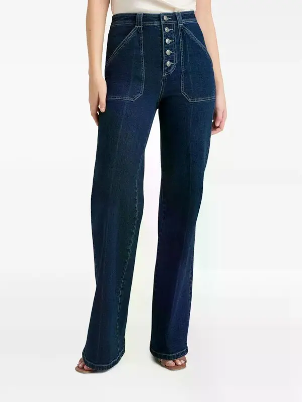 Cinq À Sept Dorothea High-waist Flared Jeans