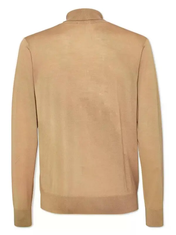 Dsquared2 Embroidered-logo Ribbed Virgin Wool Jumper