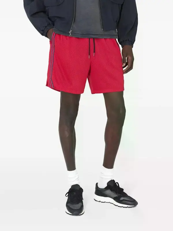 John Elliott Stripe-detail Mesh Shorts