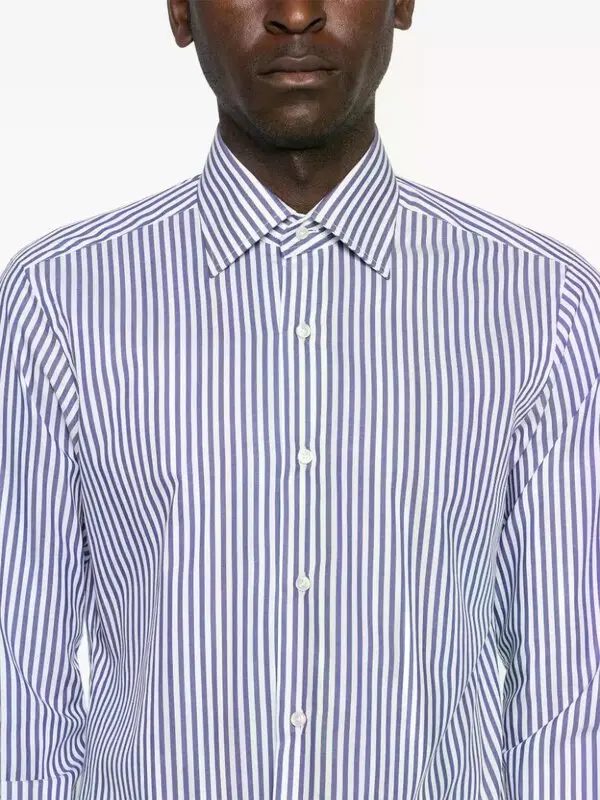 BARBA NAPOLI Striped Shirt