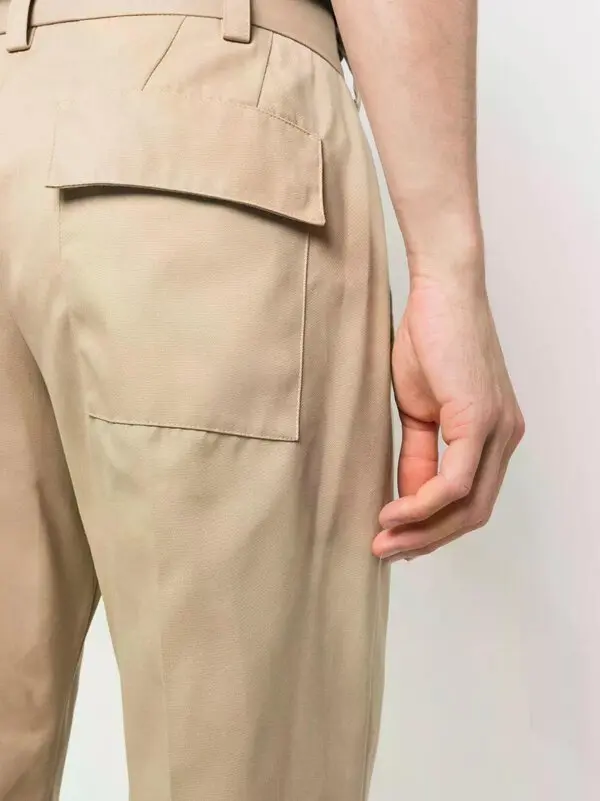 PT TORINO Pressed-crease Chino Trousers - Neutrals