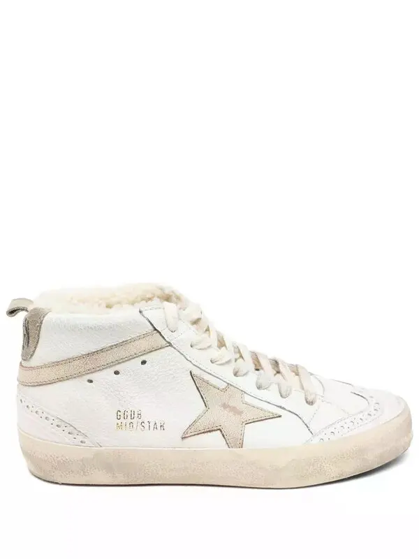GOLDEN GOOSE Mid Star Nappa Leather Sneakers