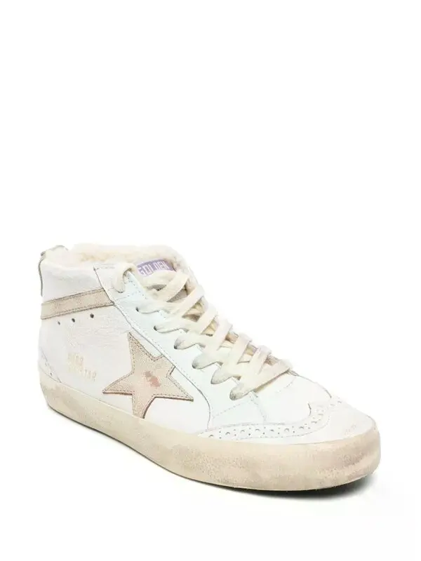 GOLDEN GOOSE Mid Star Nappa Leather Sneakers