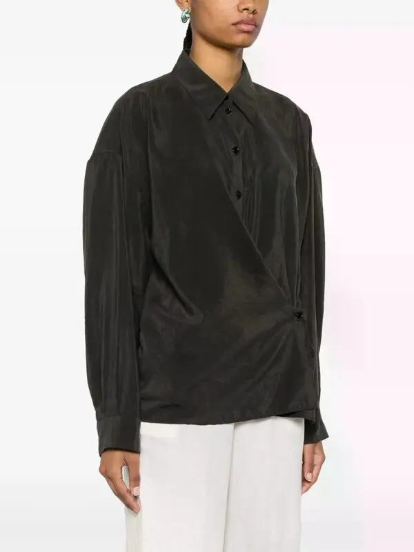 LEMAIRE Twisted Straight-collar Shirt