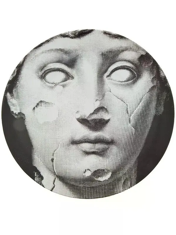 FORNASETTI Plate - Black