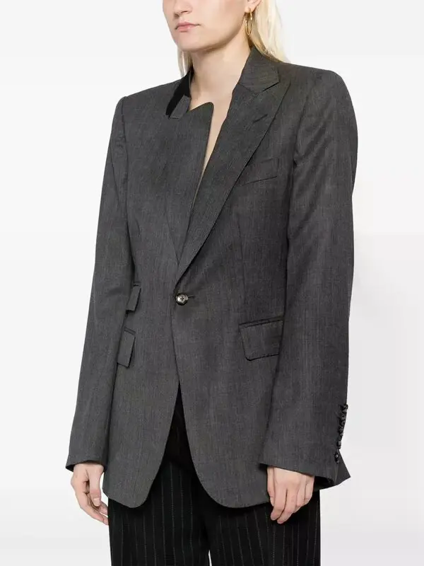 MARINA YEE Asymmetric Single-breasted Blazer