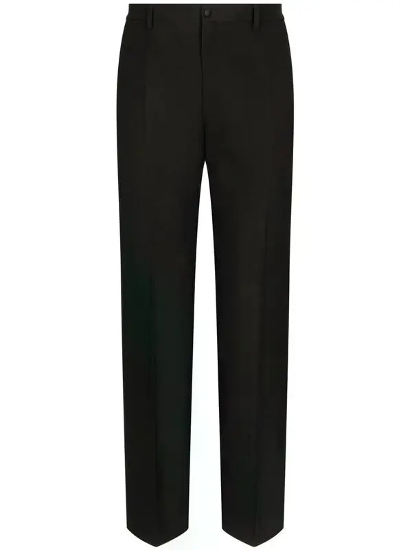 Dolce & Gabbana Virgin Wool Straight-leg Trousers
