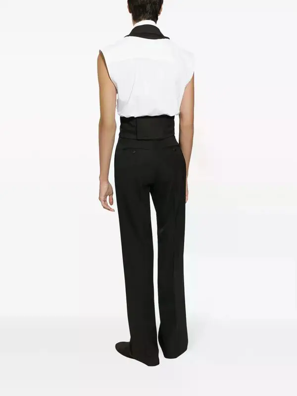 Dolce & Gabbana Virgin Wool Straight-leg Trousers