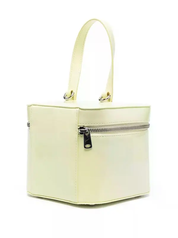 Coperni Cube Faux-leather Crossbody Bag - Yellow