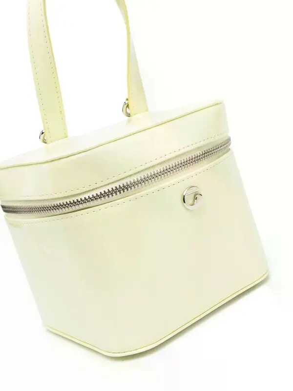 Coperni Cube Faux-leather Crossbody Bag - Yellow