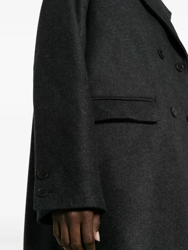 SKALL STUDIO Recycled Wool Double-breasted Coat