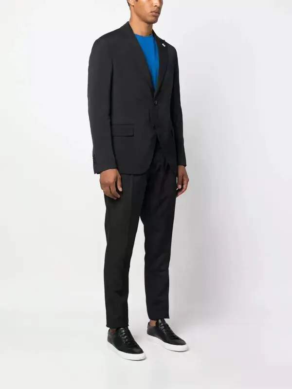 LARDINI Single-breasted Suit - Black