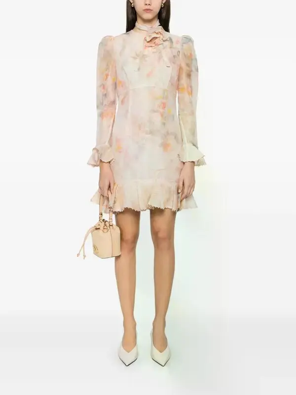 Zimmermann Crush Flower Mini Dress