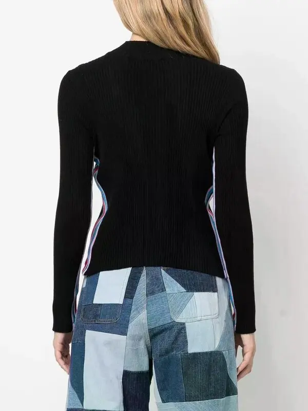 BARROW Smiley-patch Long-sleeve Jumper