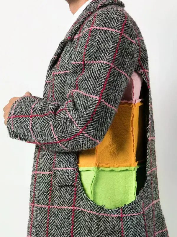 Comme Des Garçons Colour-block Panelled Blazer