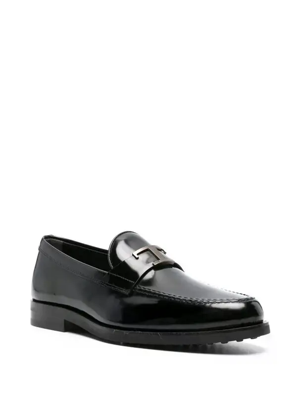 TOD'S T Timeless Leather Loafers