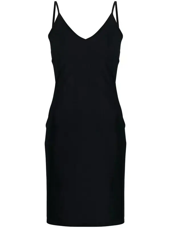 JIL SANDER V-neck Slip Minidress