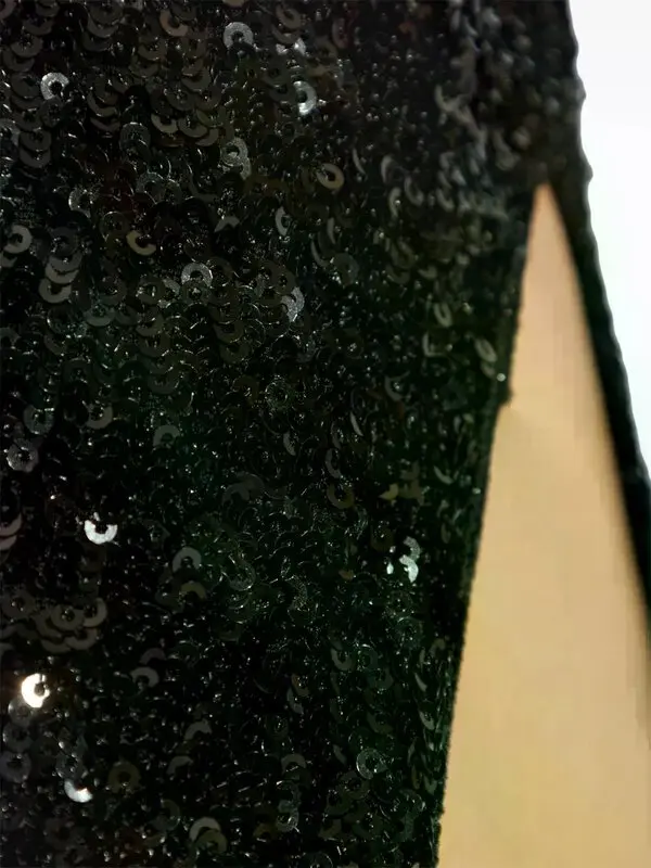 Oseree High-waisted Sequin-embellished Midi Skirt