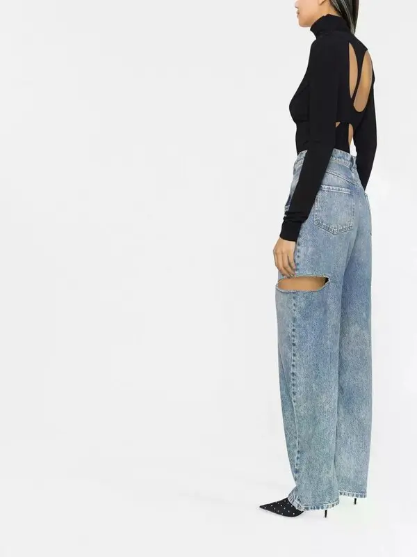 Givenchy Asymmetric Cut-out Top