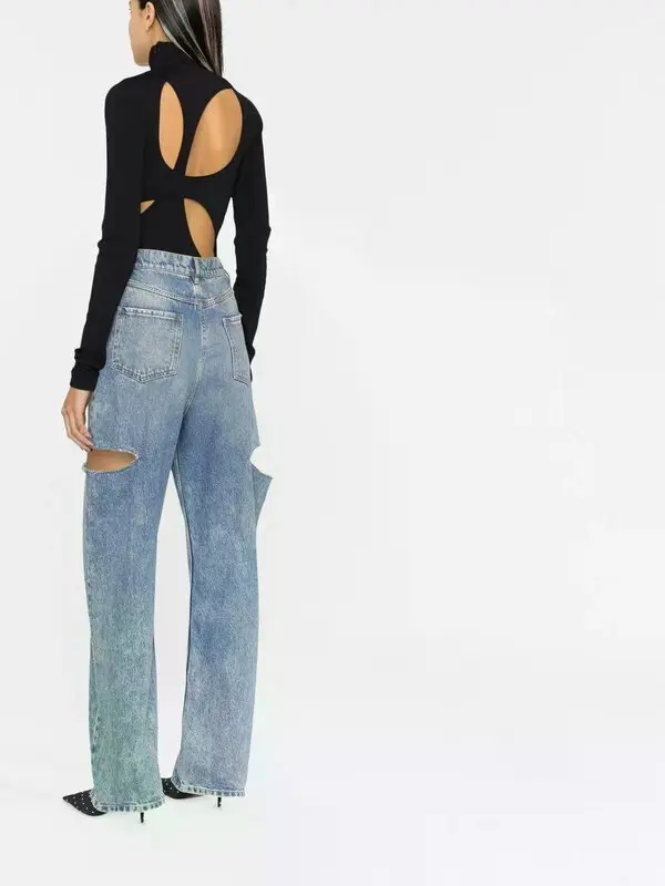 Givenchy Asymmetric Cut-out Top