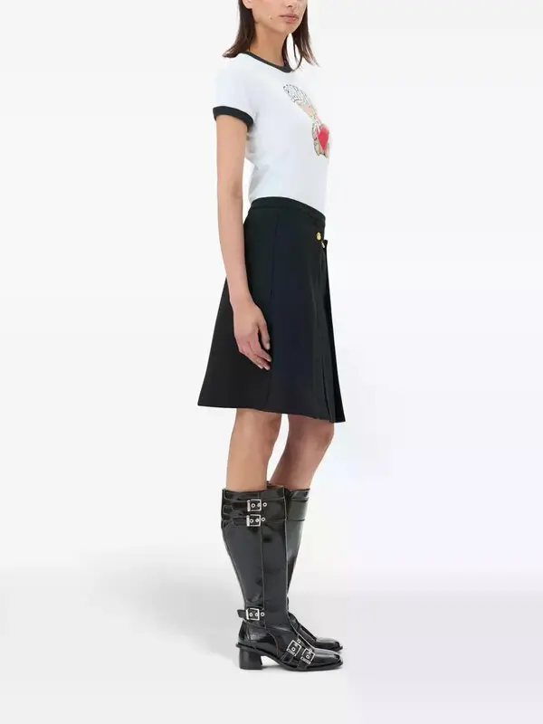GANNI Tailored Twill Midi Skirt