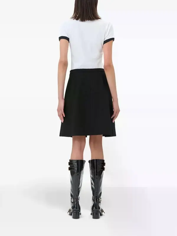GANNI Tailored Twill Midi Skirt