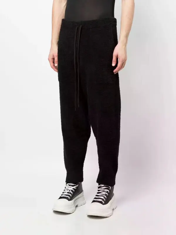 MASTERMIND WORLD Logo-print Fleece-texture Track Pants
