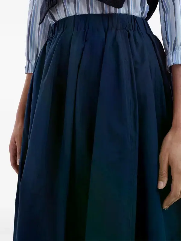 Marni A-line Cotton Midi Skirt
