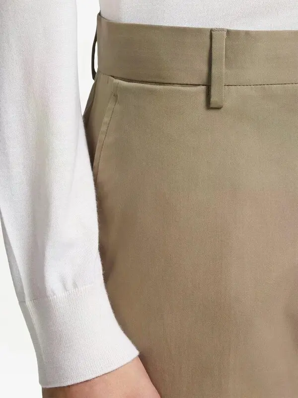 Zegna Tailored Cotton Trousers