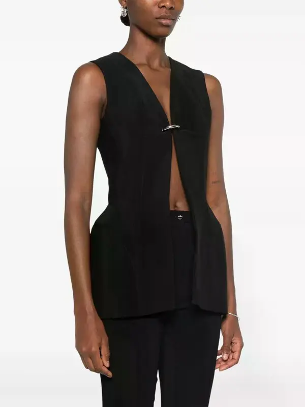 MUGLER Corseted Pierced Vest
