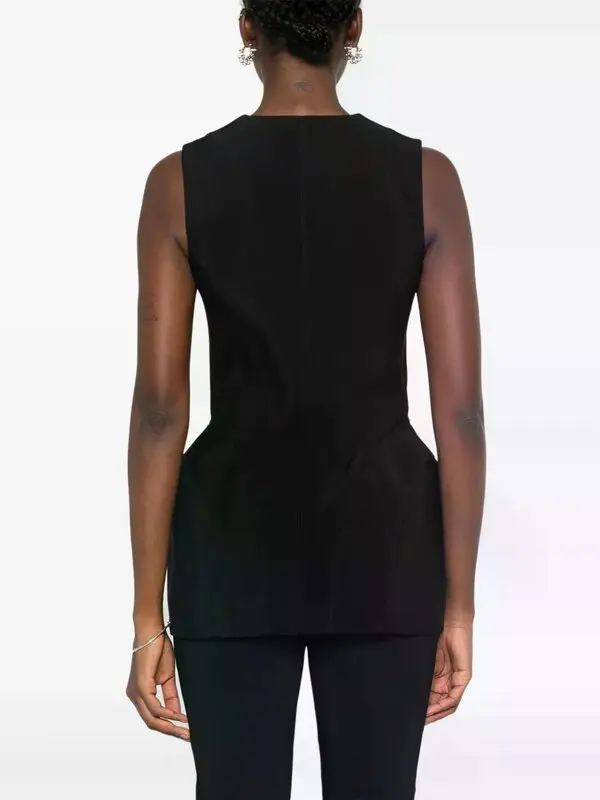 MUGLER Corseted Pierced Vest