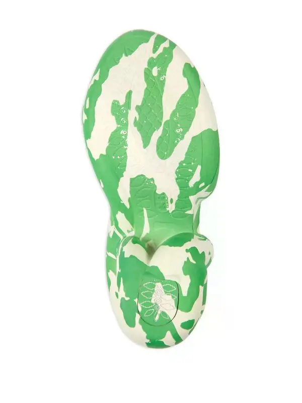Camper Korabah 80mm Two-tone Sandals - Green