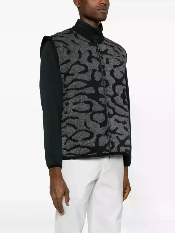 Y3 Patterned Jacquard Gilet
