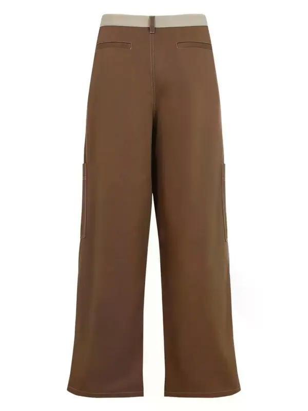 Off-White Cotton Trousers