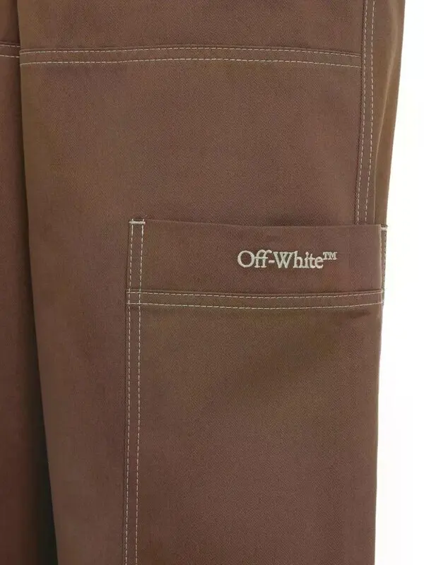 Off-White Cotton Trousers