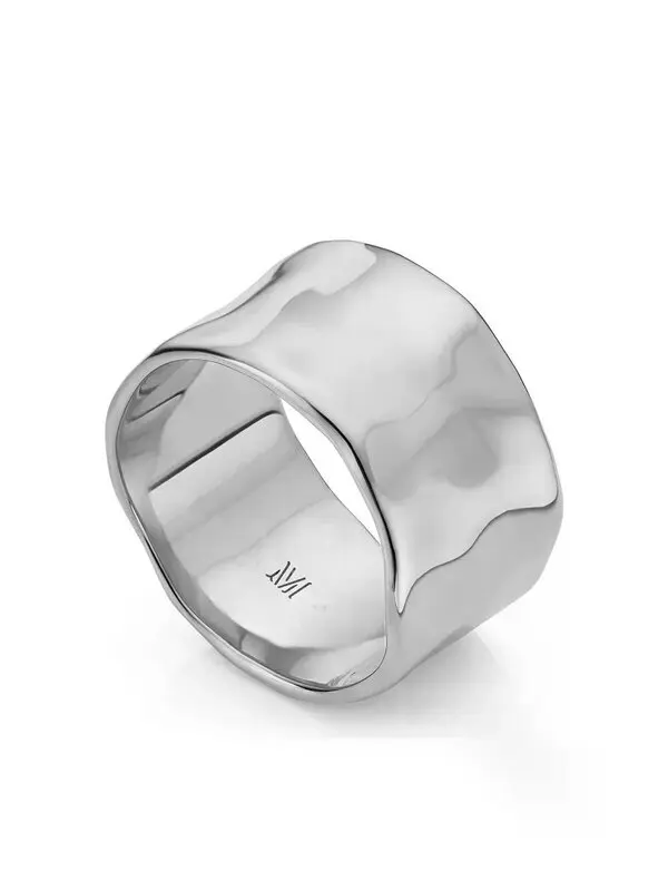 Monica Vinader Siren Muse Wide Ring - Silver