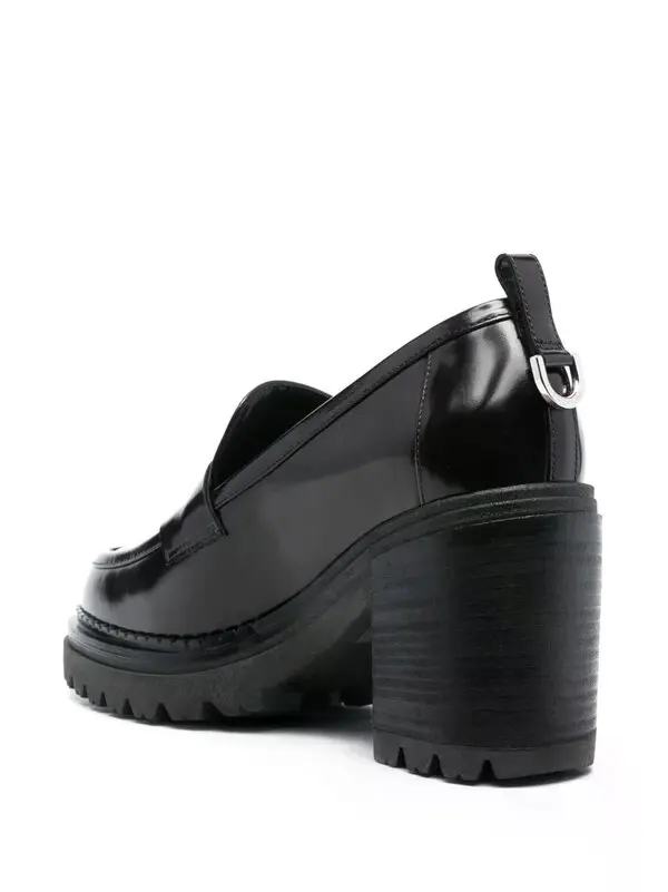 SERGIO ROSSI Joan 90mm Leather Loafers