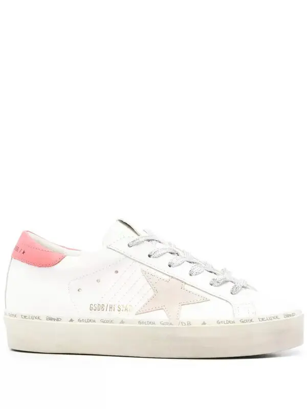 GOLDEN GOOSE Hi Star Leather Sneakers