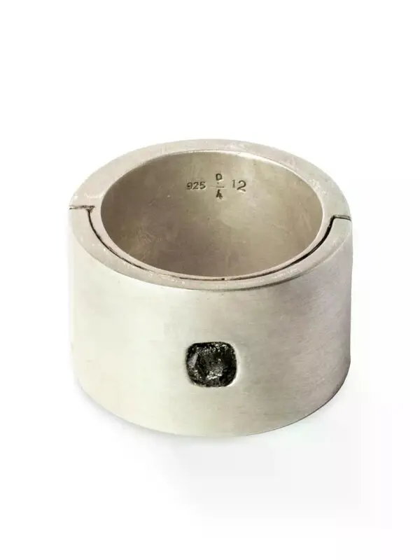 PARTS OF FOUR Sistema Sterling-diamond Ring - Silver