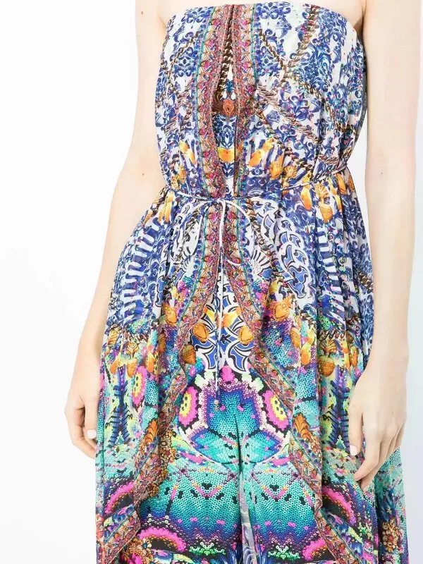 Camilla Strapless Wide Leg Jumpsuit