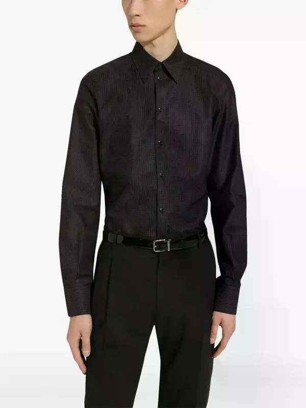 Dolce & Gabbana Micro Polka-dot Shirt