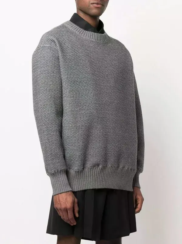 Undercover Ribbed Crew-neck Jumper