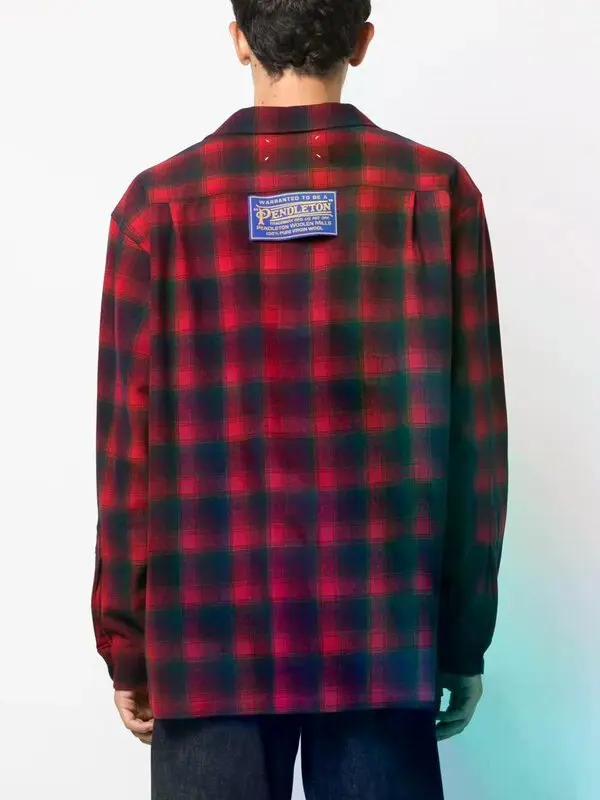 MAISON MARGIELA X Pendleton Checked Wool Shirt