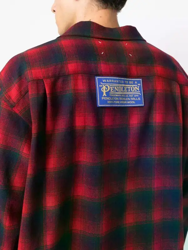 MAISON MARGIELA X Pendleton Checked Wool Shirt