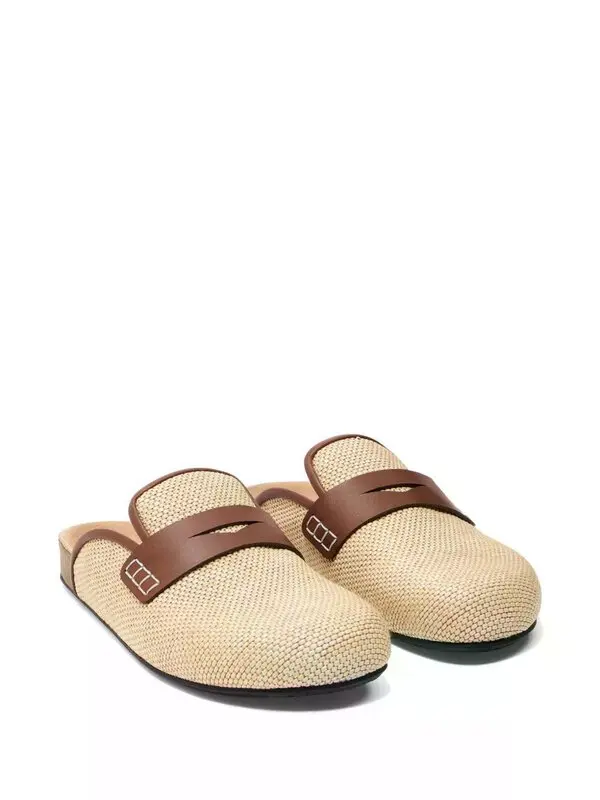 JW Anderson Canvas Mules - Neutrals