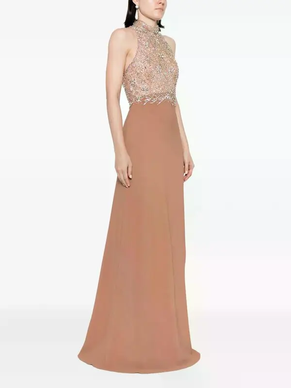 Jenny Packham Orion Crystal-embellished Gown