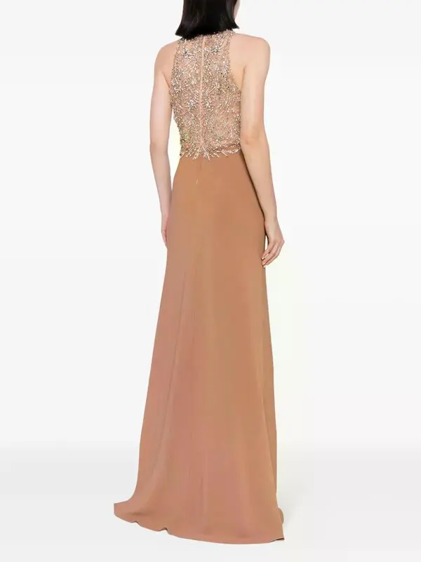 Jenny Packham Orion Crystal-embellished Gown