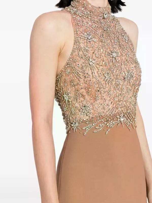 Jenny Packham Orion Crystal-embellished Gown