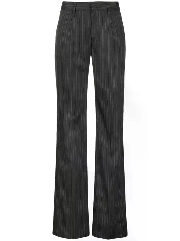Alessandra Rich Pinstriped Tailored Trousers