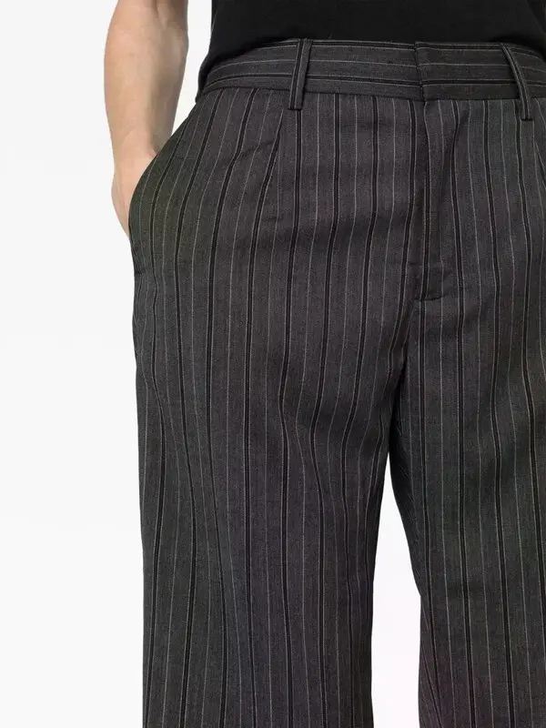 Alessandra Rich Pinstriped Tailored Trousers